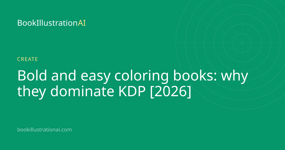 Bold and easy coloring books: why they dominate KDP [2026 ...